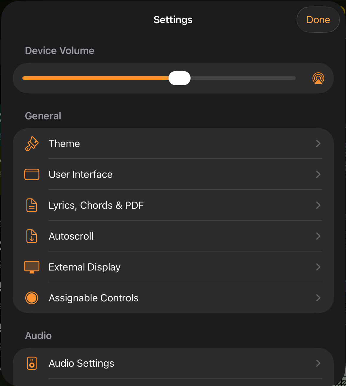 Settings - Stage Traxx 4.0